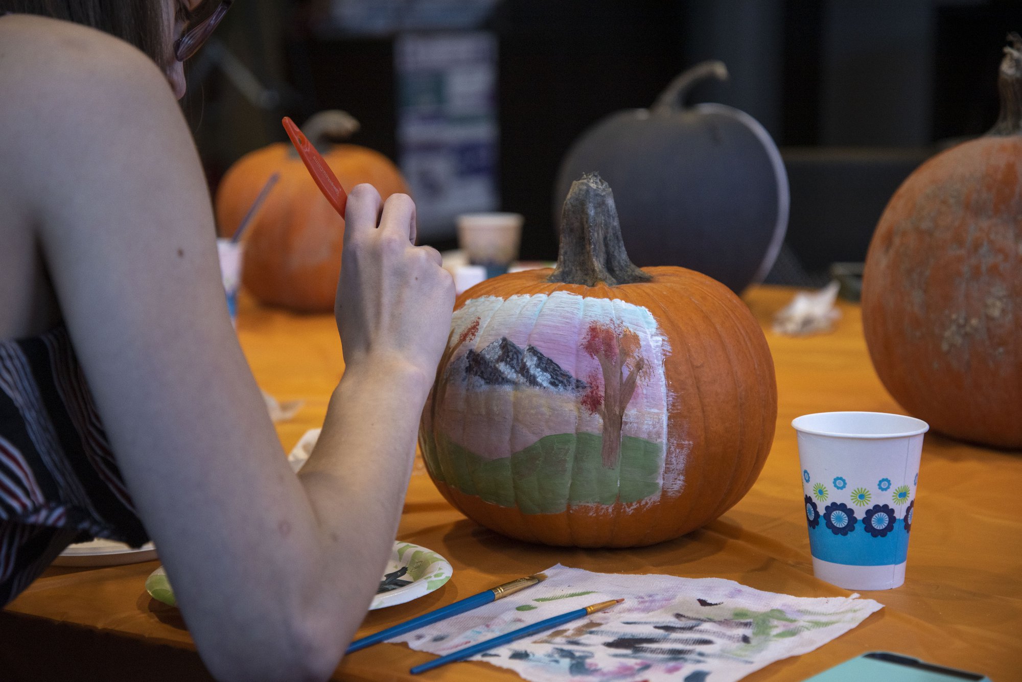 Spooky pumpkin painting for Halloween - The Polytechnic